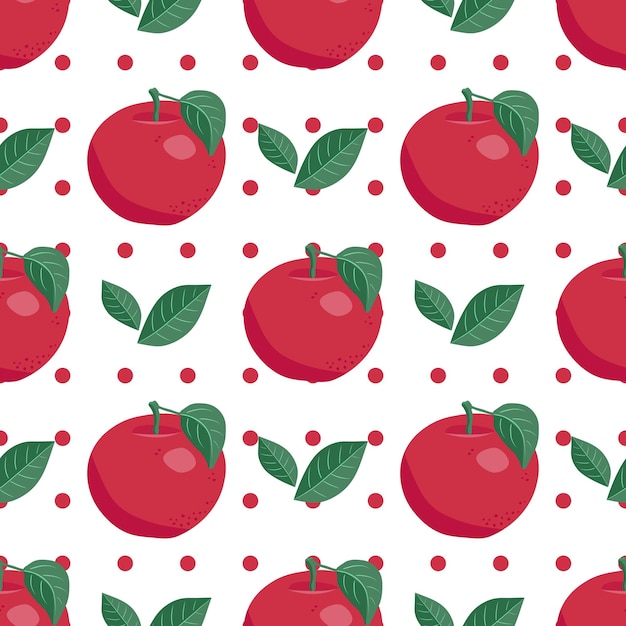 Premium Vector | Apple background vector illustration seamless pattern Premium Vector | Apple background vector illustration seamless pattern