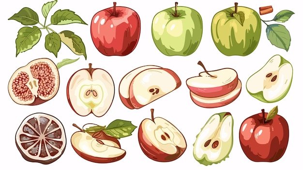 Apple Cross Section Vector Illustration | Premium AI-generated vector Apple Cross Section Vector Illustration | Premium AI-generated vector