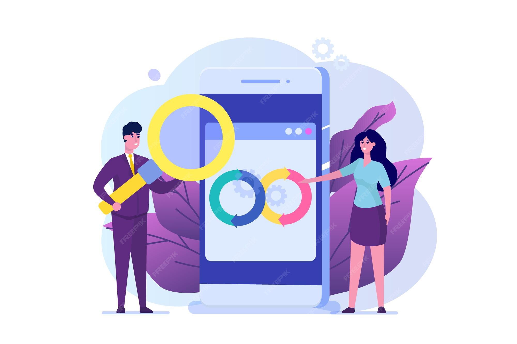 Premium Vector | Application development, building. api prototyping ...