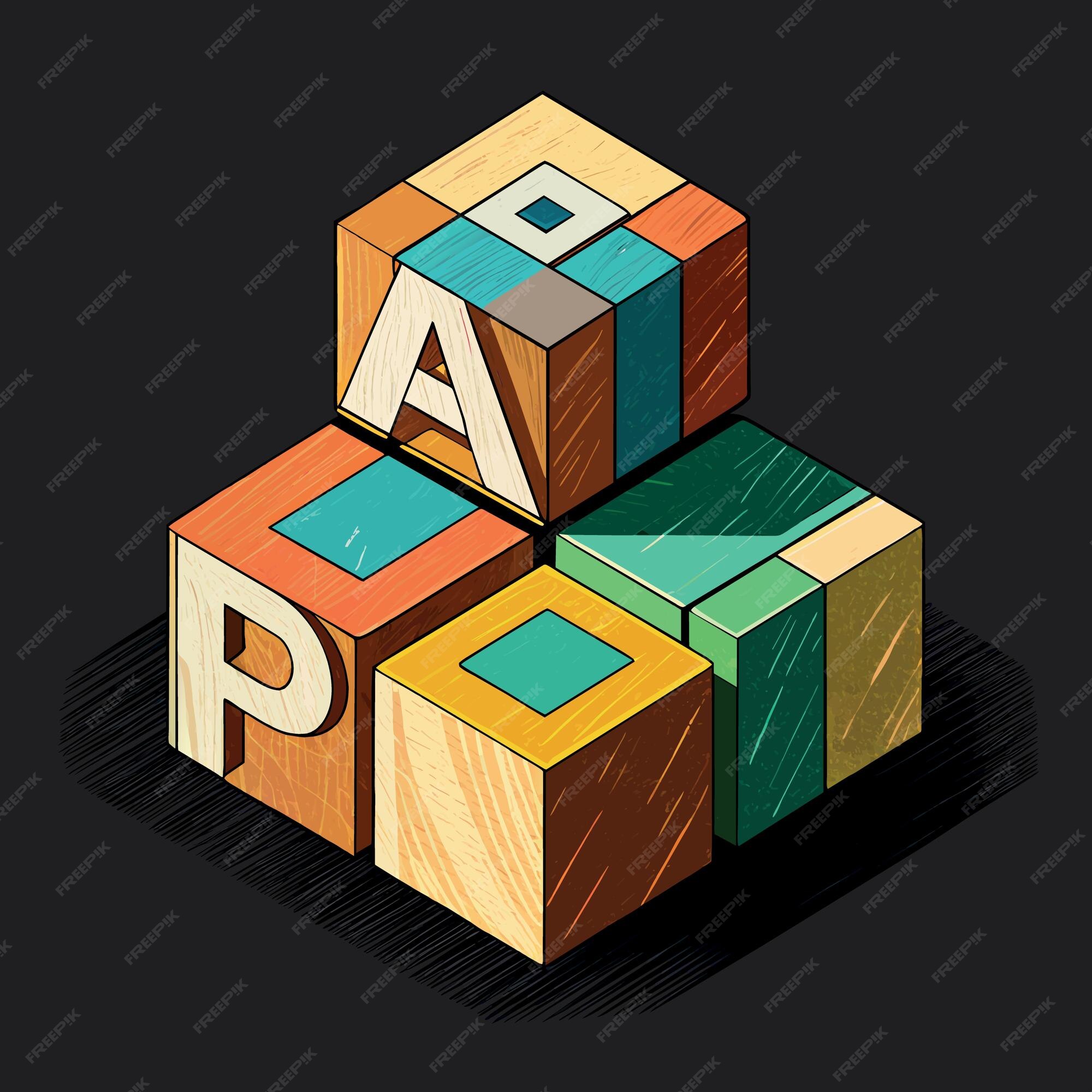 Premium Vector Application Programming Interface Api Middleware For Applications To