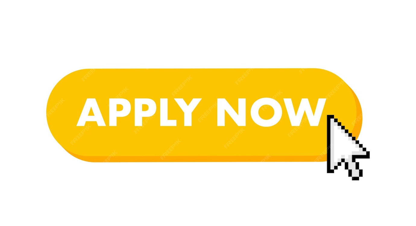 Premium Vector | Apply now button with cursor pointer click vector web button