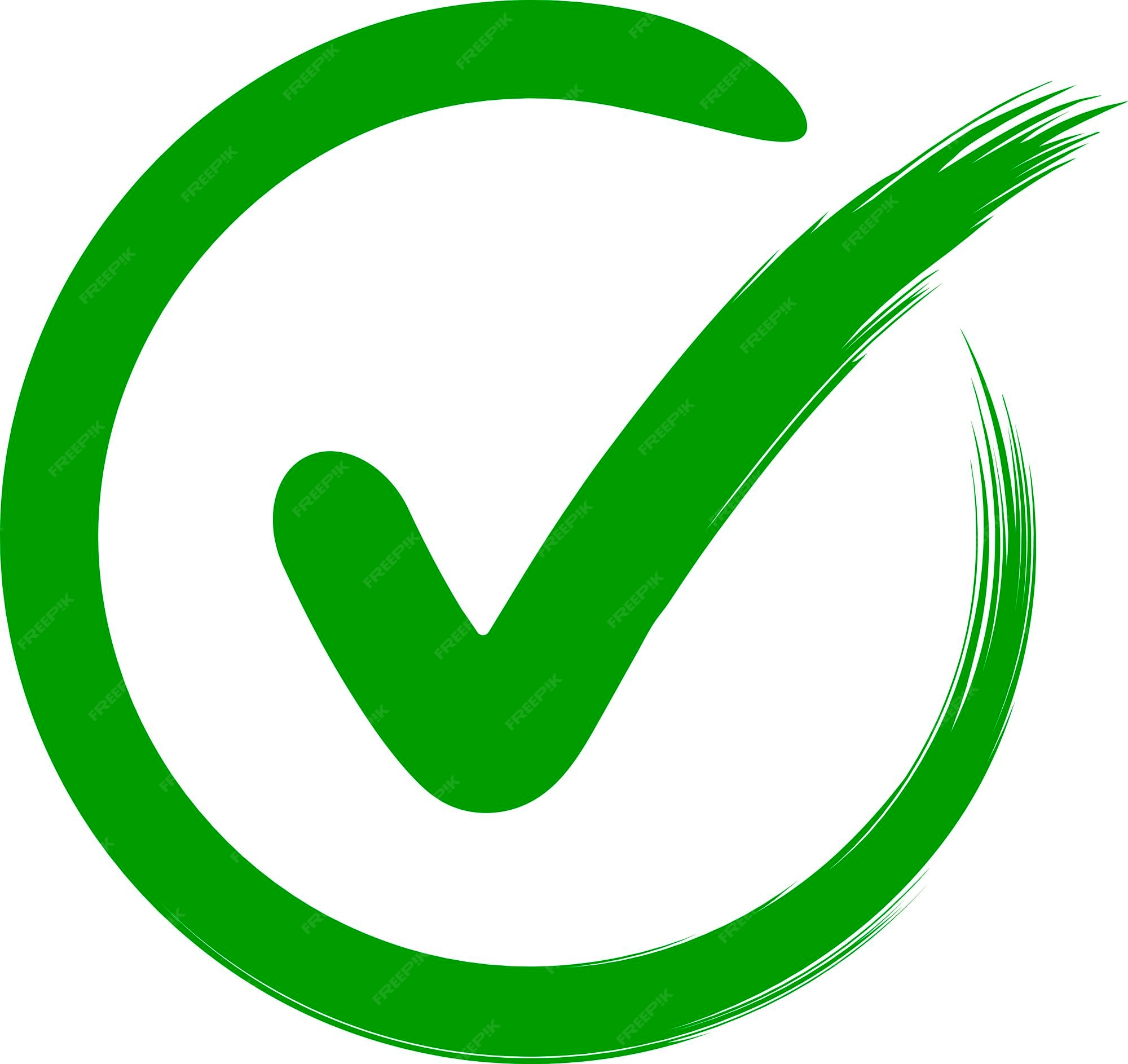 Premium Vector | Approval symbol check mark circle drawn hand green sign OK Premium Vector | Approval symbol check mark circle drawn hand green sign OK