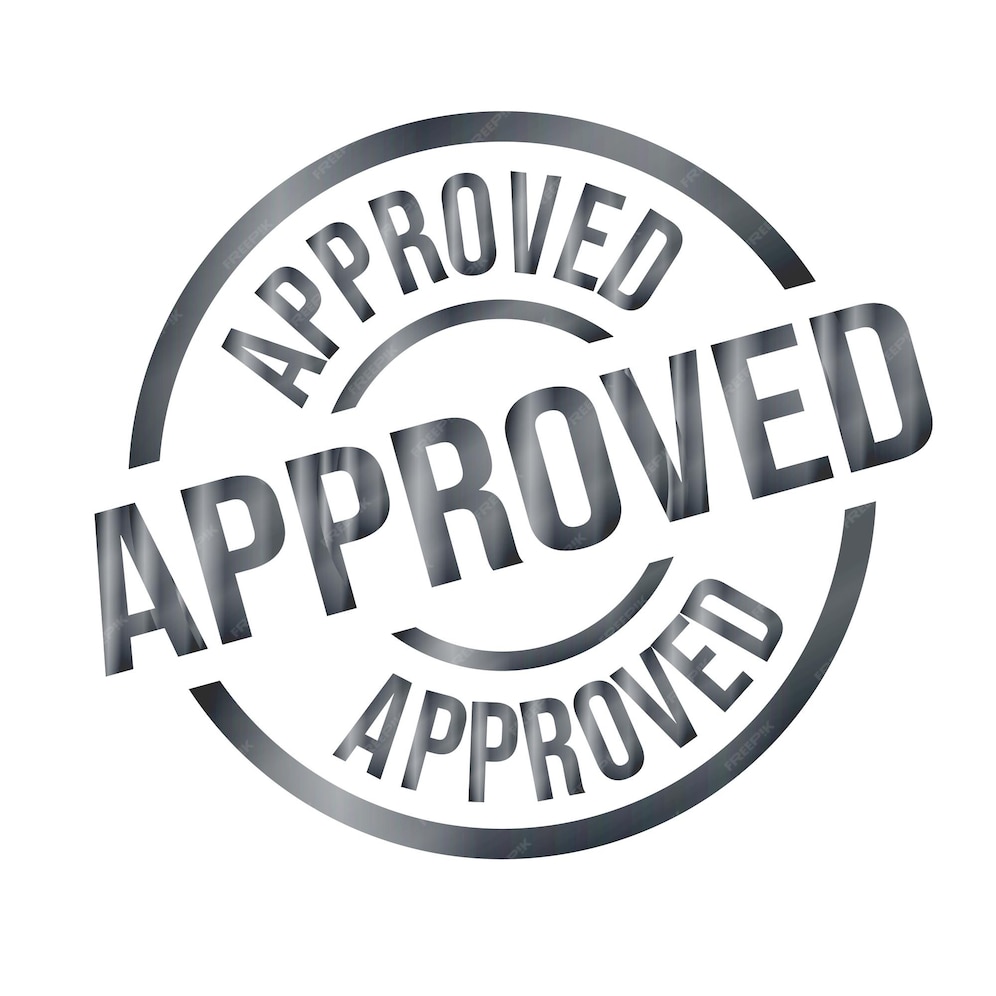 Premium Vector | Approved seal stamp logo. approved vector icon Premium Vector | Approved seal stamp logo. approved vector icon