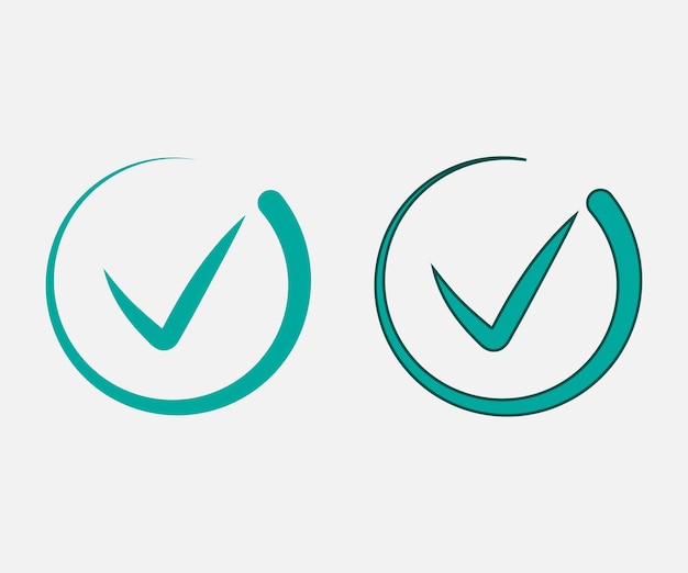 Premium Vector | Approved vector set Green checkmark Premium Vector | Approved vector set Green checkmark