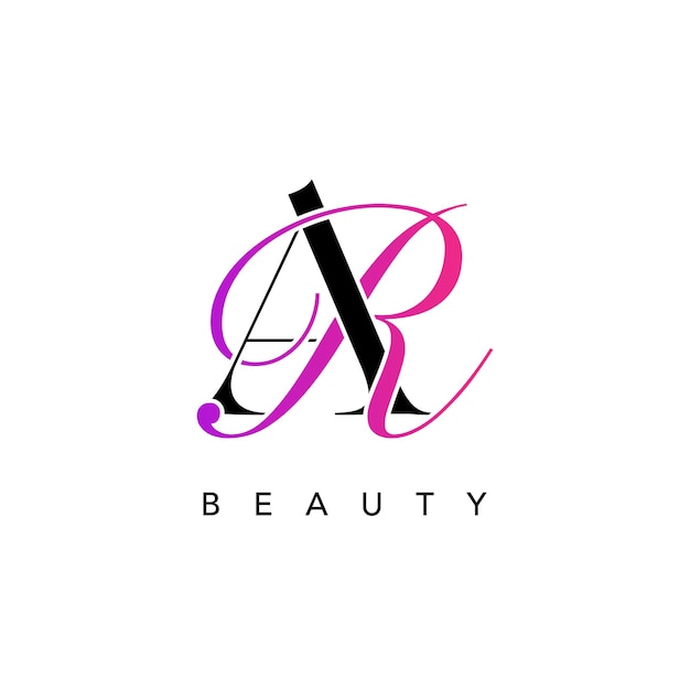 Premium Vector | Ar letter icon vector design with creative cut and ... Premium Vector | Ar letter icon vector design with creative cut and ...