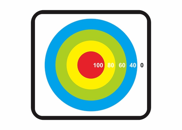 Premium Vector | Archery target vector Premium Vector | Archery target vector