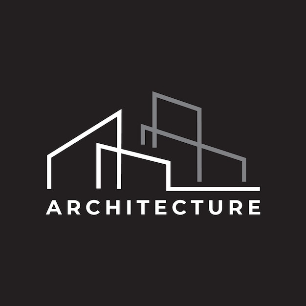 Premium Vector | Architect logo building house real estate minimalist ... Premium Vector | Architect logo building house real estate minimalist ...