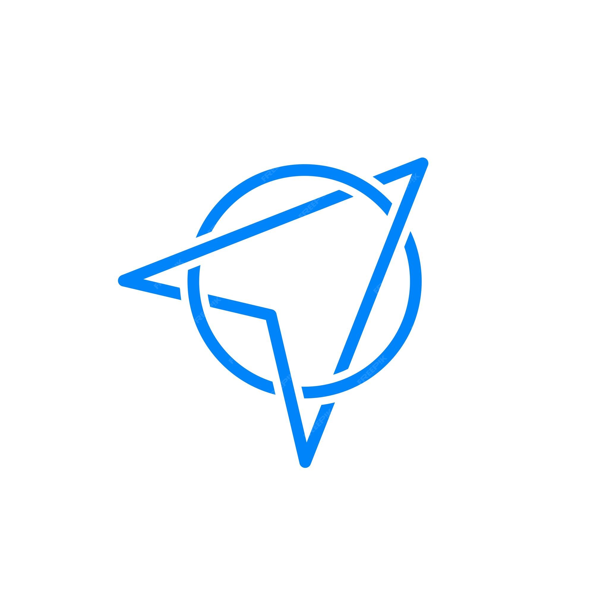Premium Vector | Arrow and circle unique logo icon vector Premium Vector | Arrow and circle unique logo icon vector