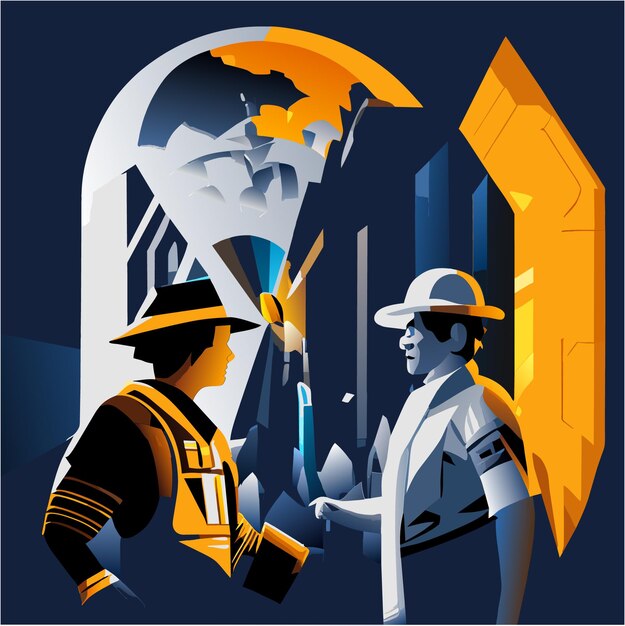 Premium Vector | Artifacts across eras archaeologist and sentient ai's ... Premium Vector | Artifacts across eras archaeologist and sentient ai's ...
