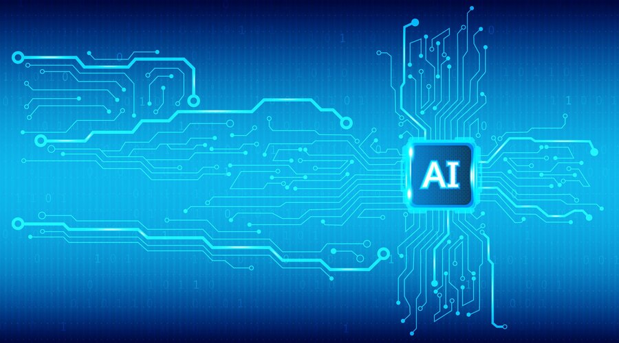 Premium Vector Artificial Intelligence Ai Cuicrit Data Network Connection With Binary Number
