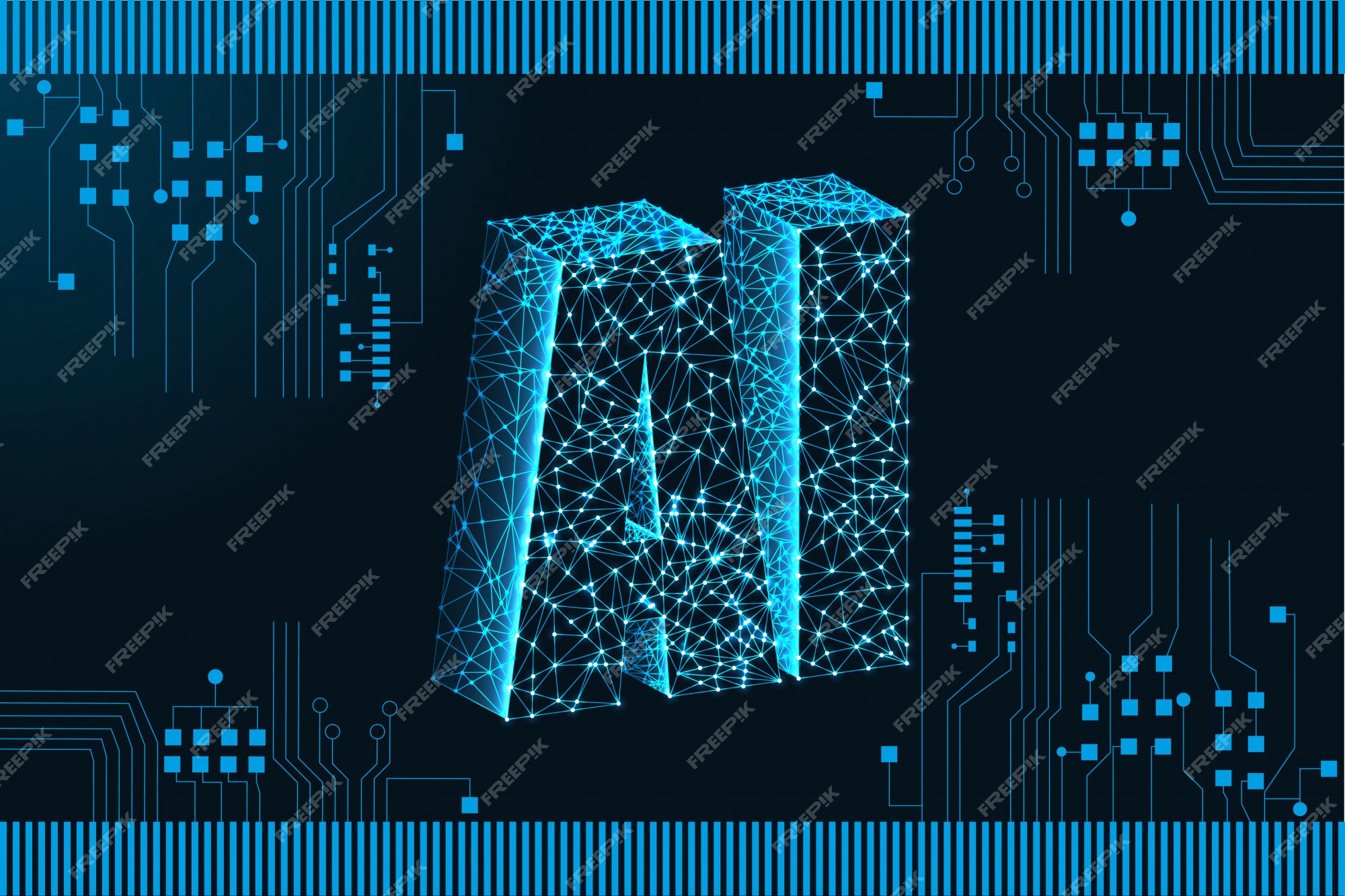 Premium Vector | Artificial Intelligence (AI) landing page Premium Vector | Artificial Intelligence (AI) landing page