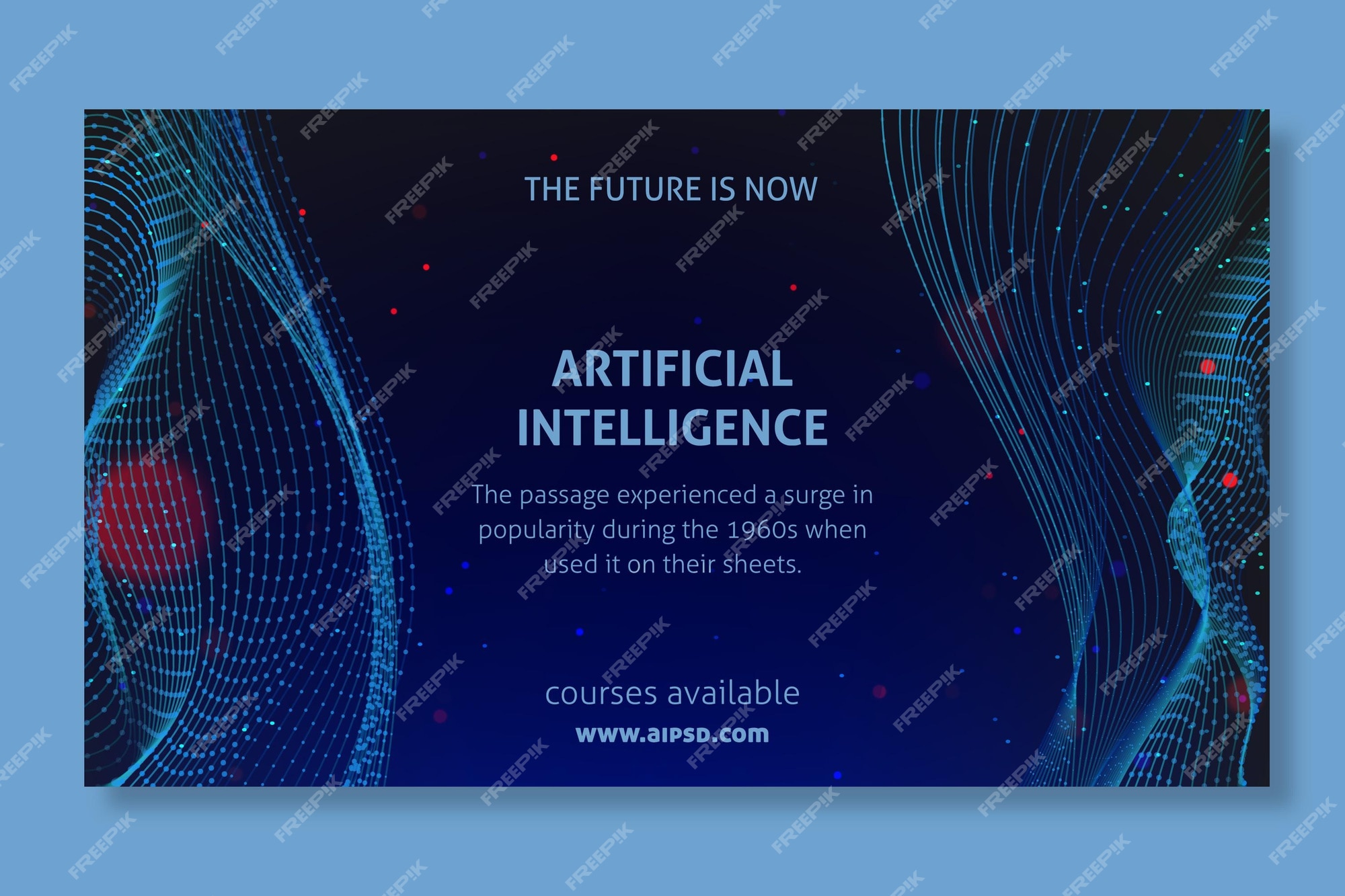 Premium Vector | Artificial intelligence banner design Premium Vector | Artificial intelligence banner design