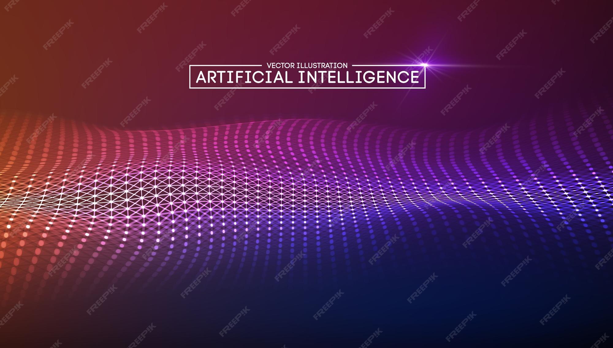 Premium Vector | Artificial intelligence communication network digital ... Premium Vector | Artificial intelligence communication network digital ...
