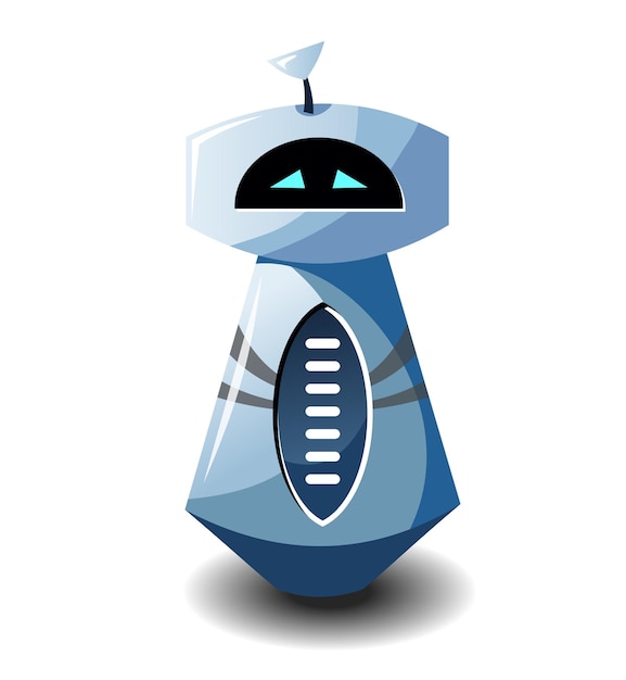 Premium Vector Artificial Intelligence Fictional Domestic Robot Chat