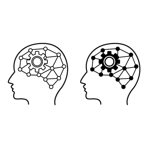 Premium Vector | Artificial Intelligence icons Premium Vector | Artificial Intelligence icons