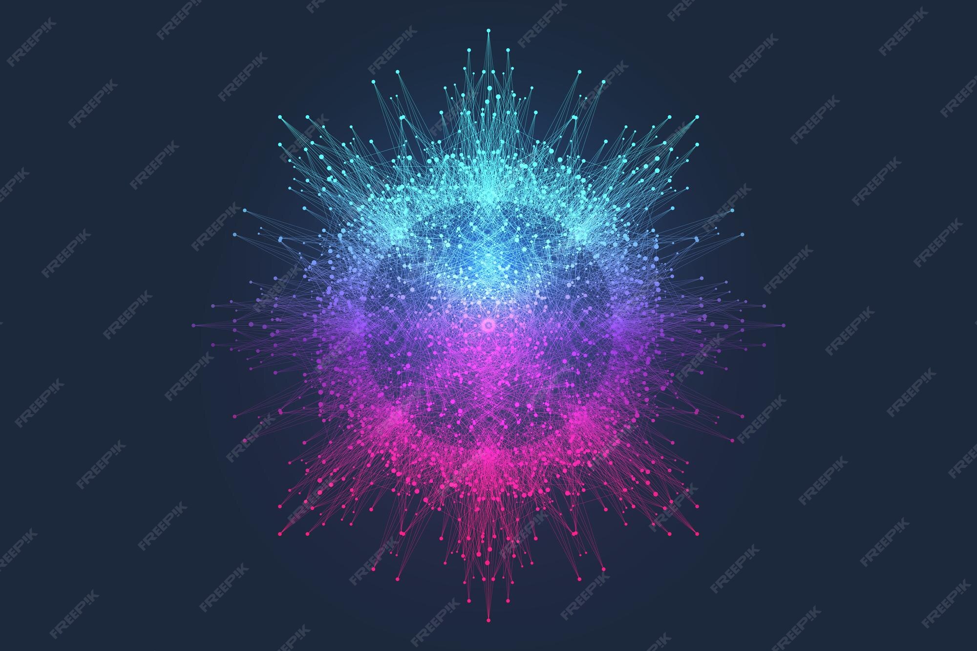 Premium Vector | Artificial Intelligence Logo Plexus effect Premium Vector | Artificial Intelligence Logo Plexus effect