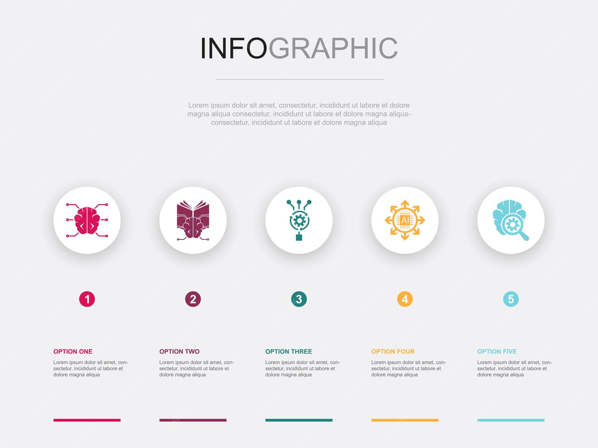 Premium Vector | Artificial intelligence machine learning algorithm ...