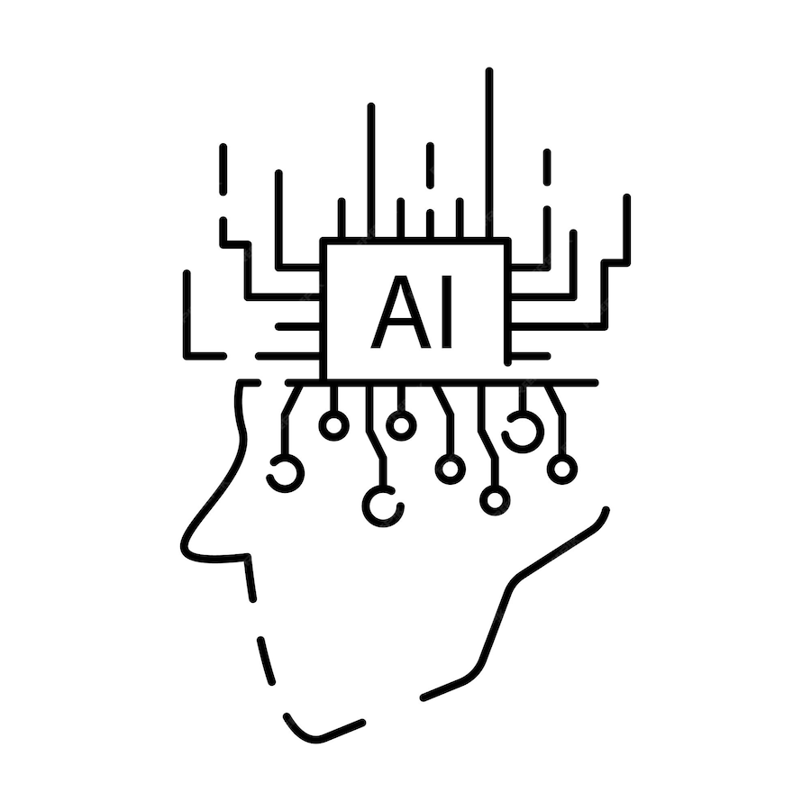 Premium Vector | Artificial intelligence related vector line icon ...
