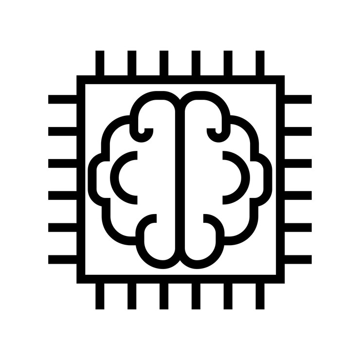 Premium Vector | Artificial intelligence supports vector icon Premium Vector | Artificial intelligence supports vector icon