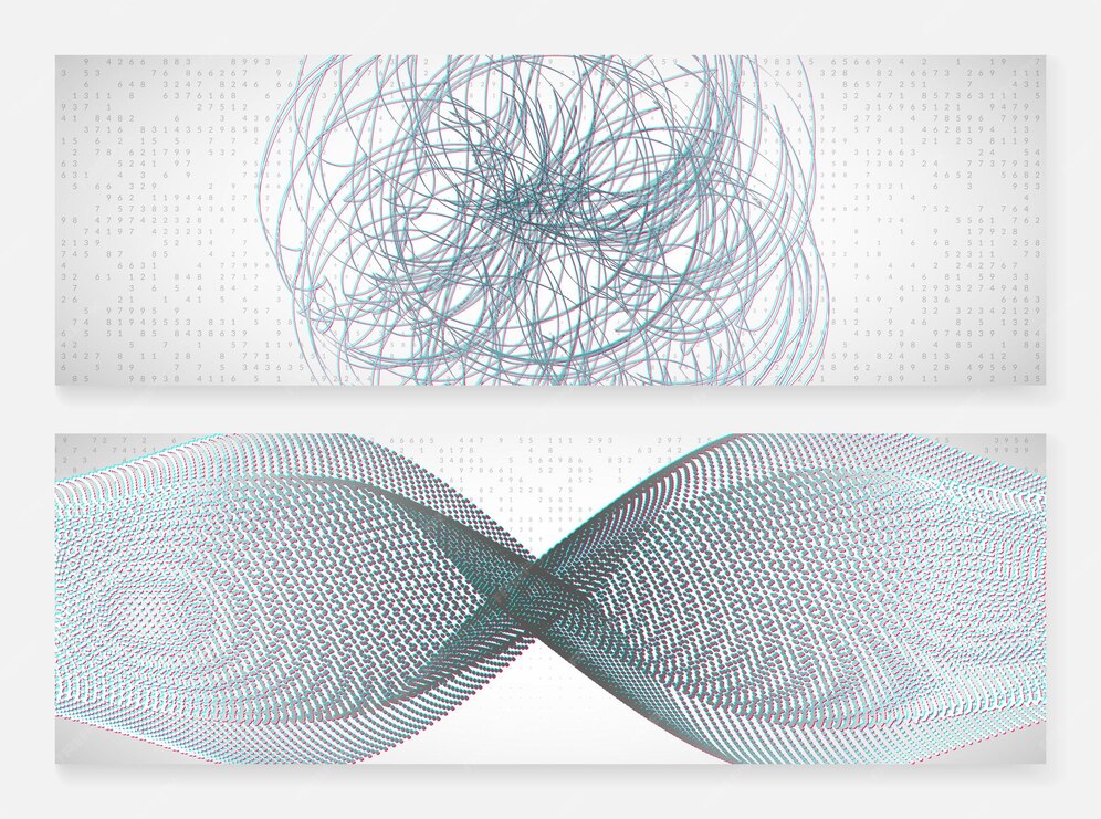 인공 지능 기술 배경입니다 디지털 기술 딥 러닝 및 빅 데이터 개념 네트워크 템플릿에 대한 추상 시각적 개체입니다 현대 인공 지능 기술 배경입니다 프리미엄 벡터