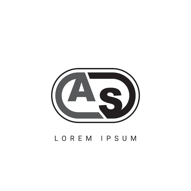 Premium Vector | AS or SA Letter Logo Design with a Creative Cut Letter ... Premium Vector | AS or SA Letter Logo Design with a Creative Cut Letter ...