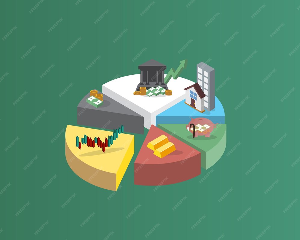 Premium Vector | Asset allocation dividing an investment portfolio ... Premium Vector | Asset allocation dividing an investment portfolio ...