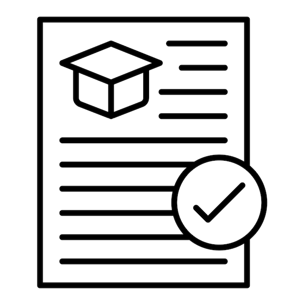 Premium Vector | Assignment line illustration Premium Vector | Assignment line illustration