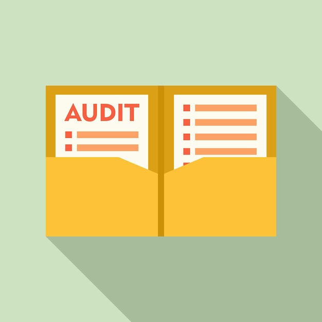 Premium Vector | Audit documents icon flat illustration of audit ... Premium Vector | Audit documents icon flat illustration of audit ...