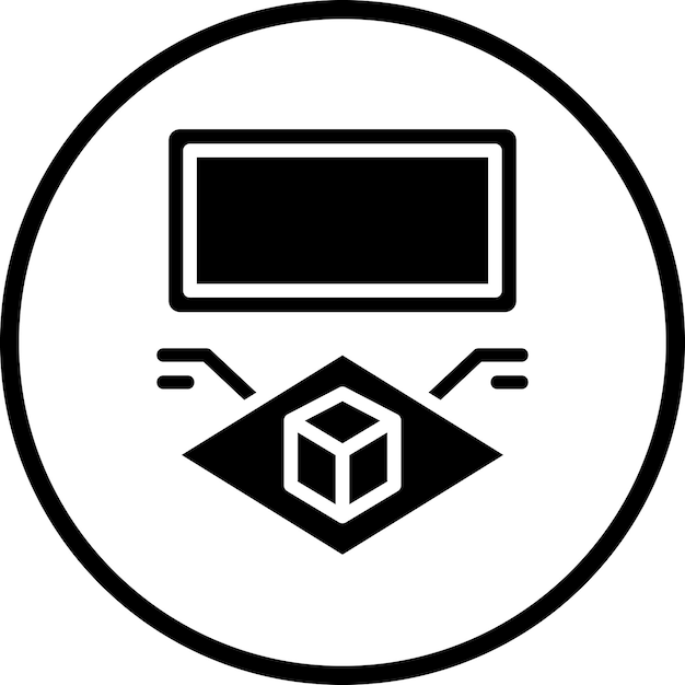 Premium Vector | Augmented Reality Icon Style Premium Vector | Augmented Reality Icon Style
