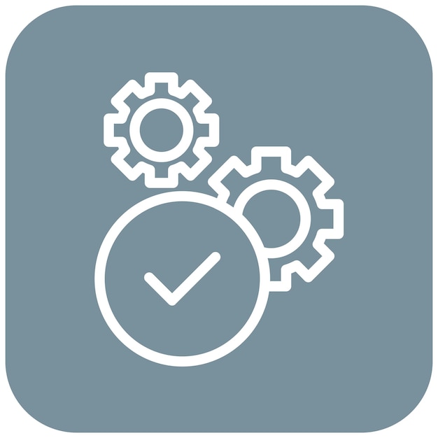 Premium Vector Automated Testing Icon