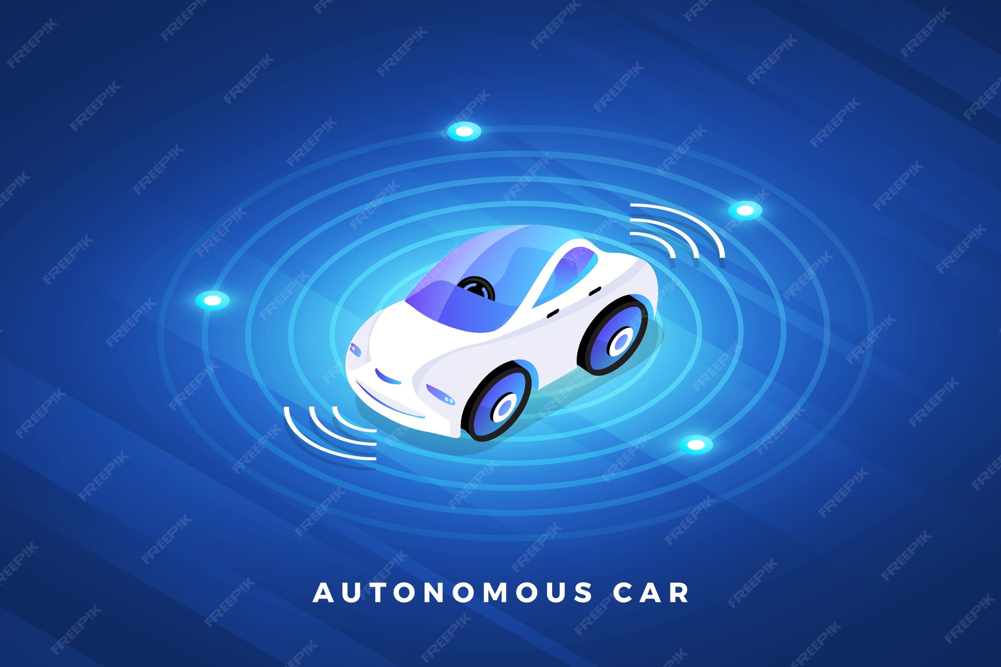 Premium Vector | Autonomous self-driving automobile sensors smart car ... Premium Vector | Autonomous self-driving automobile sensors smart car ...