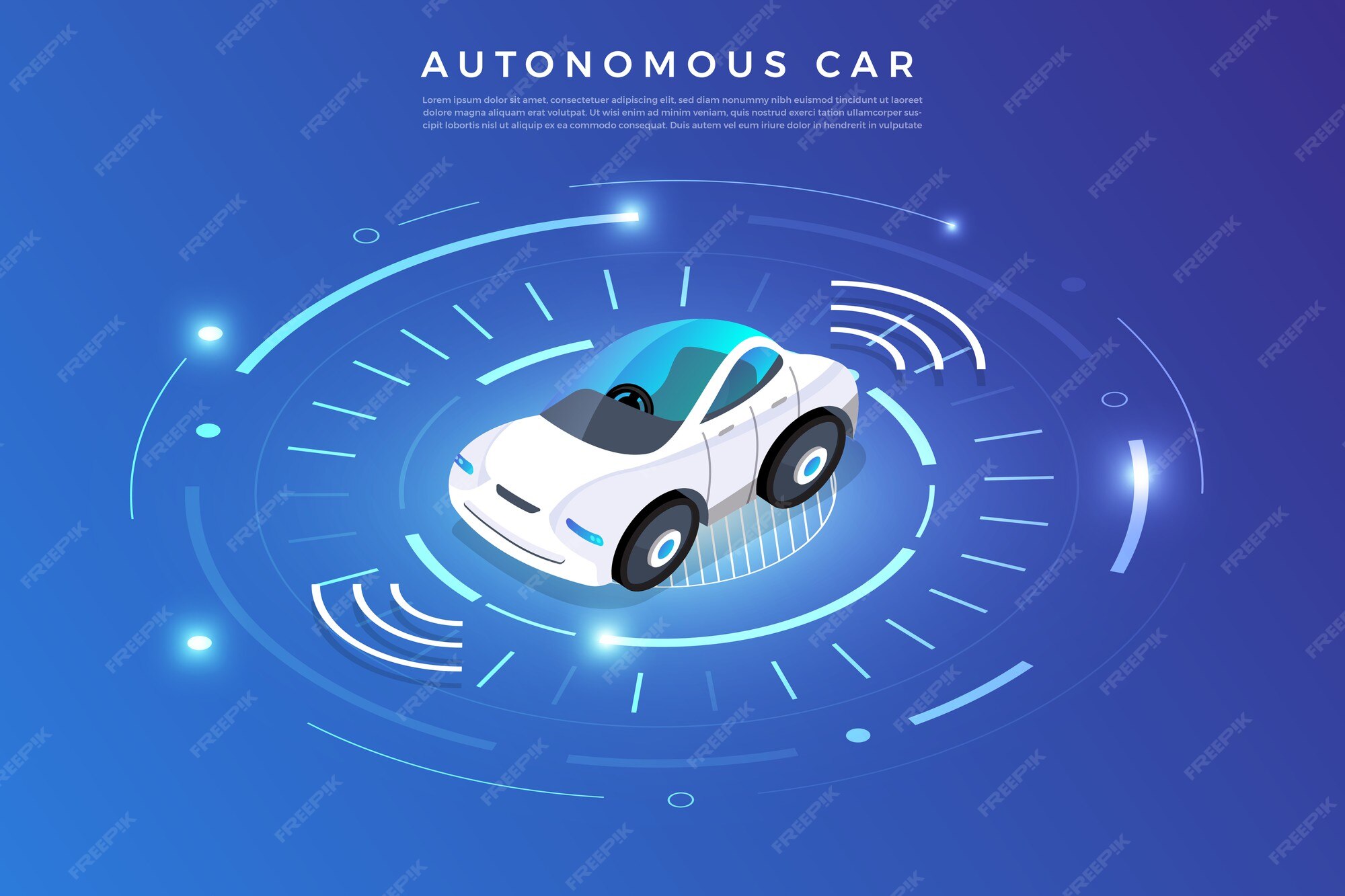 Premium Vector | Autonomous self-driving automobile sensors smart car ... Premium Vector | Autonomous self-driving automobile sensors smart car ...