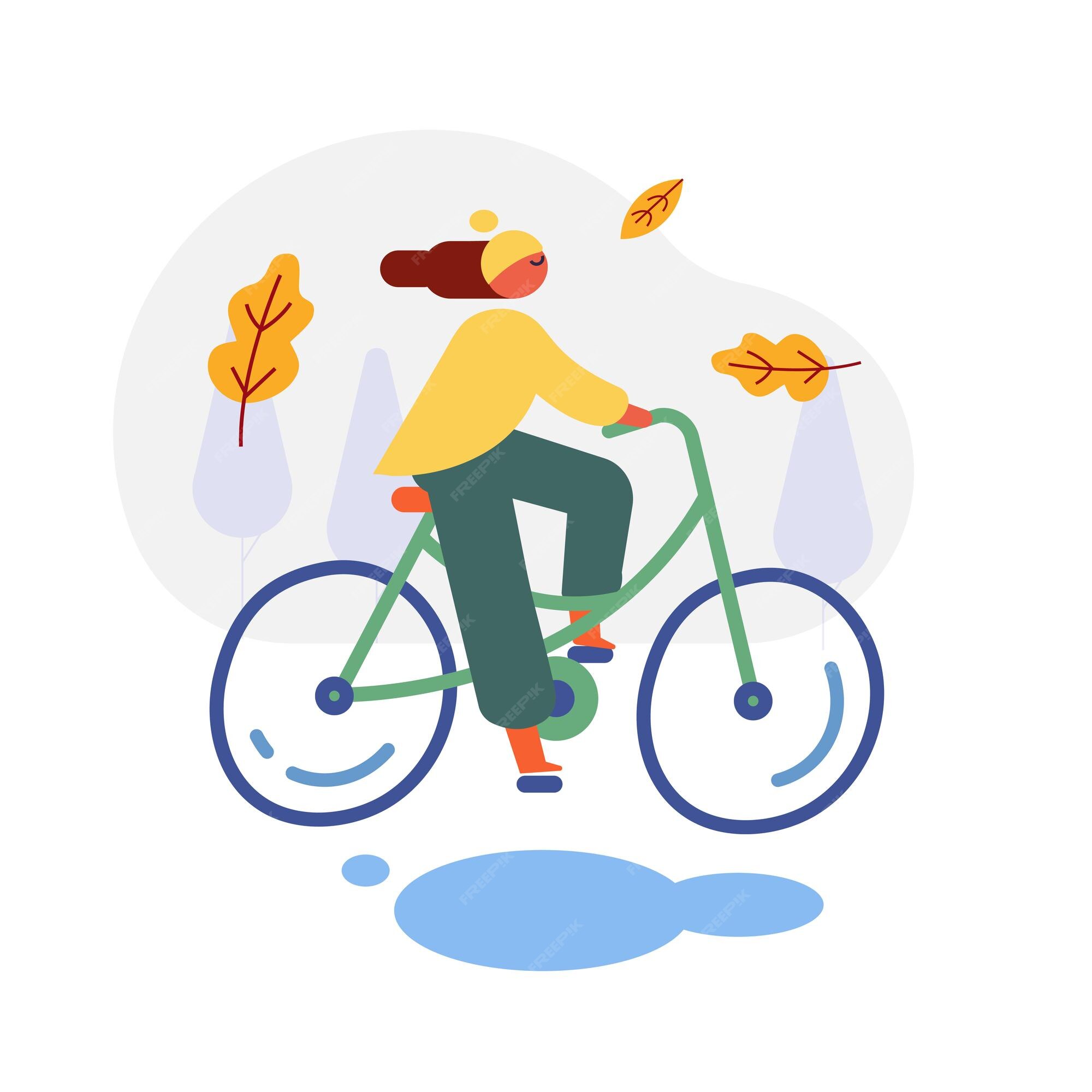 Premium Vector Autumn Season Fall Rain People Silhouette With Umbrella Flat Vector