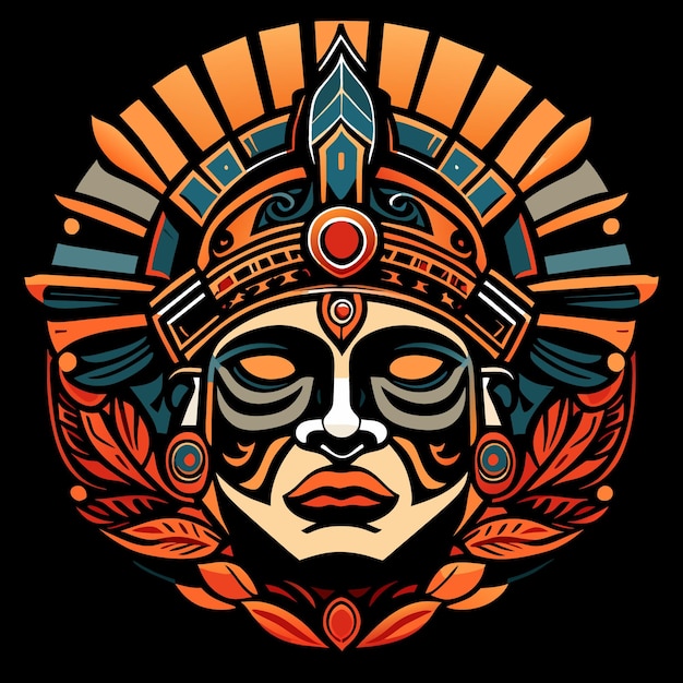 Premium Vector | Aztec civilization flat icons Premium Vector | Aztec civilization flat icons