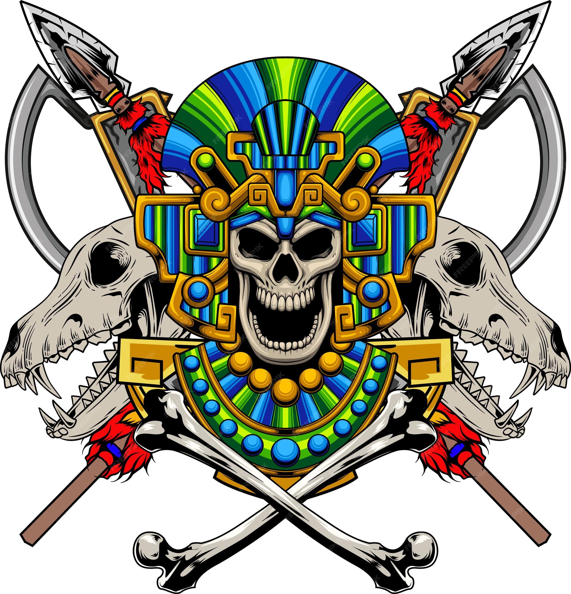 Premium Vector | Aztec warrior illustration with premium quality stock ... Premium Vector | Aztec warrior illustration with premium quality stock ...