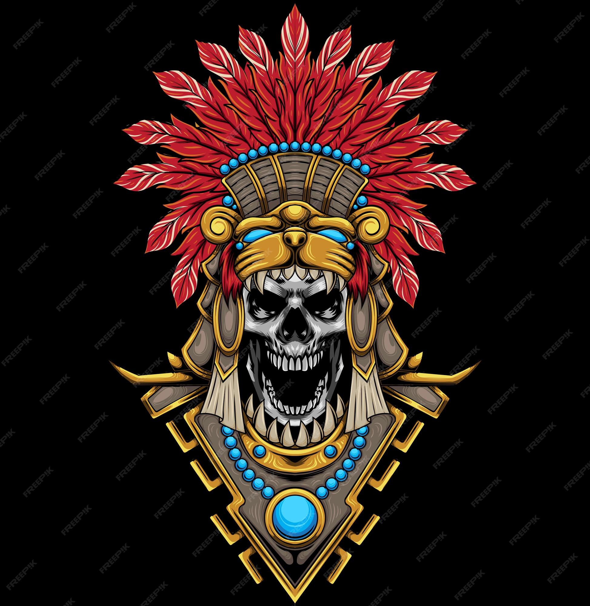 Premium Vector | Aztec warrior illustration with premium quality stock ... Premium Vector | Aztec warrior illustration with premium quality stock ...
