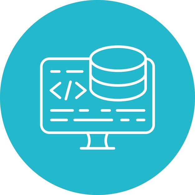 Premium Vector | Backend development icon vector image can be used for computer programming