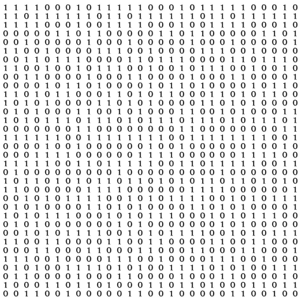 Premium Vector | Background with numbers on screen binary code zero one computer code coding