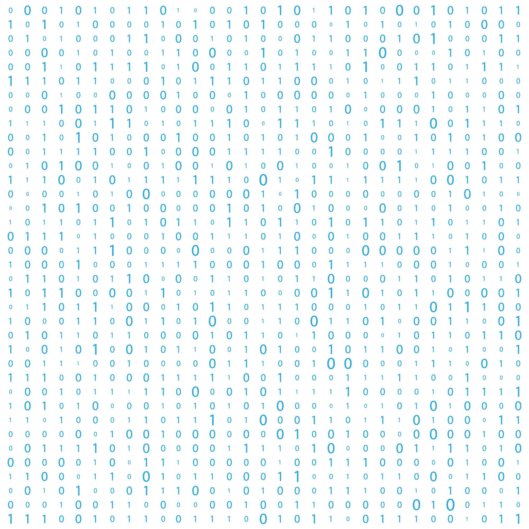 Premium Vector Background With Numbers On The Screen Binary Code Zero One Matrix Coding