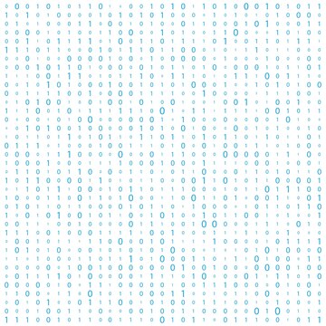 Premium Vector | Background with numbers on the screen. binary code zero one. matrix. coding ...