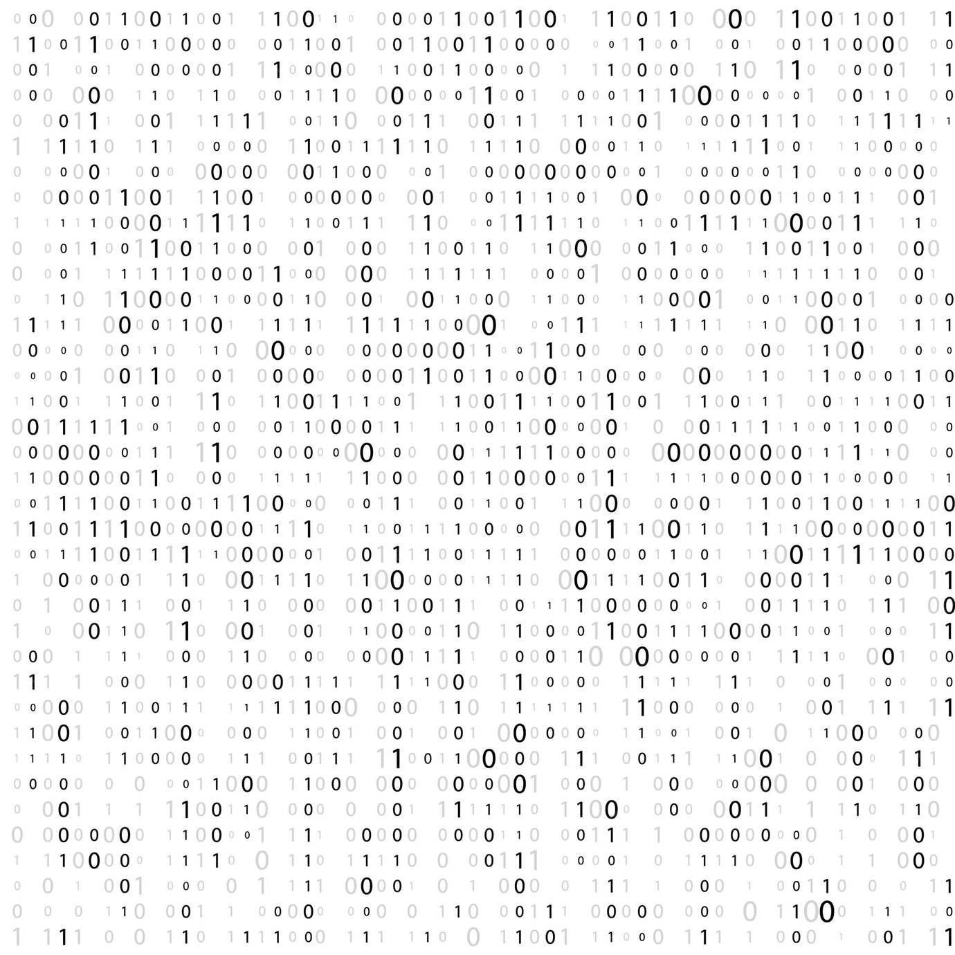 Premium Vector Background With Numbers On The Screen Binary Code Zero One Matrix Coding
