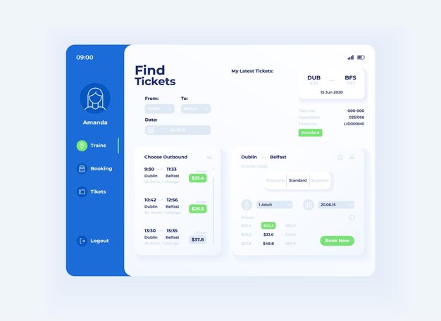 Premium Vector Express Delivery Tablet Interface Template Mobile App Page Light Mode Design
