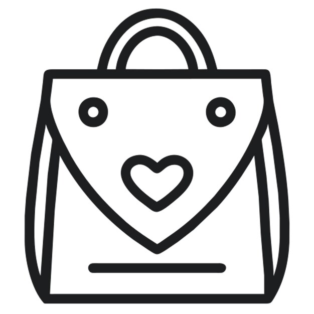 Premium Vector | Bag icon outline Premium Vector | Bag icon outline
