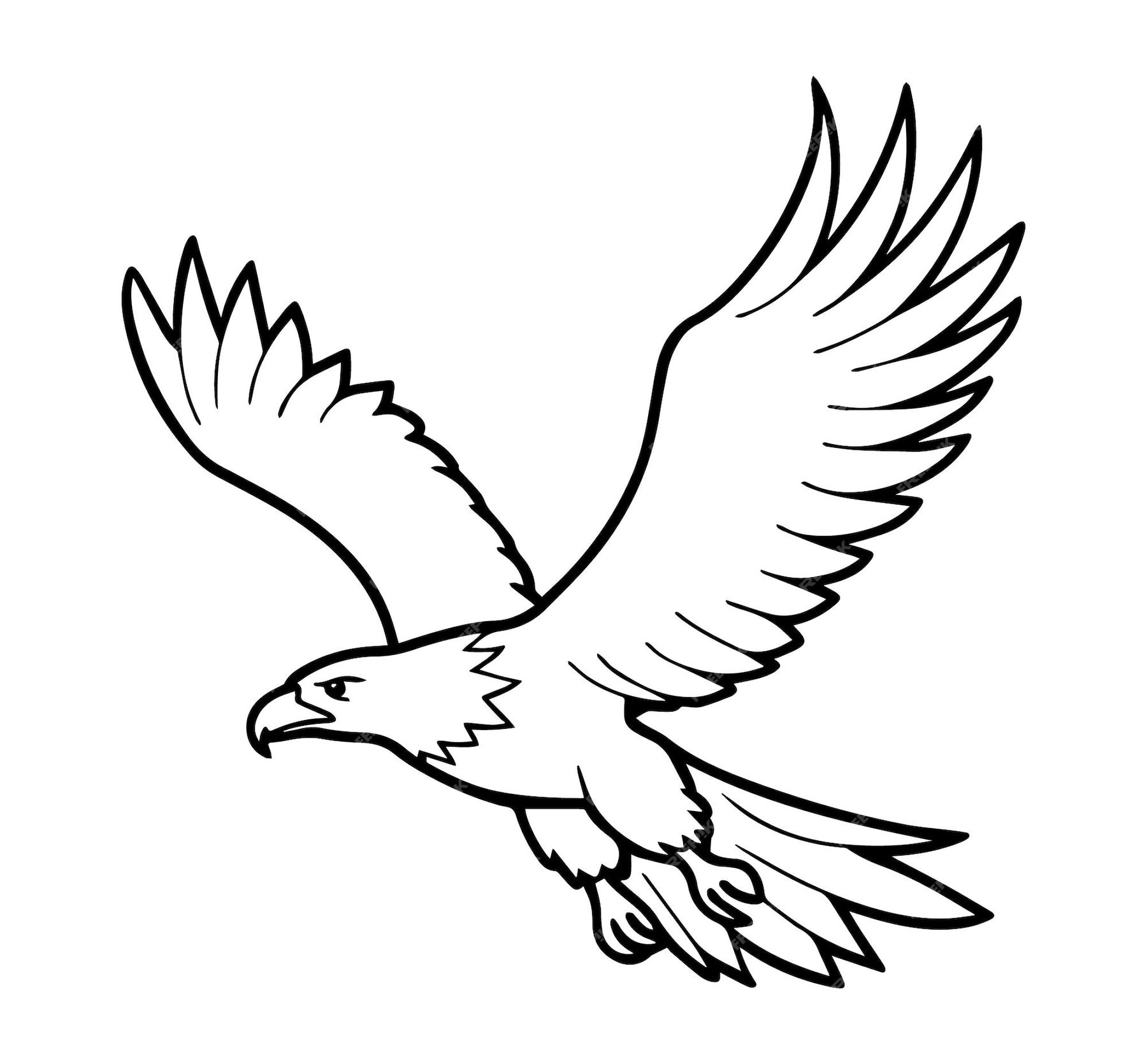 Bald eagle silhouette vector illustration line artbald eagle silhouette ... Bald eagle silhouette vector illustration line artbald eagle silhouette ...