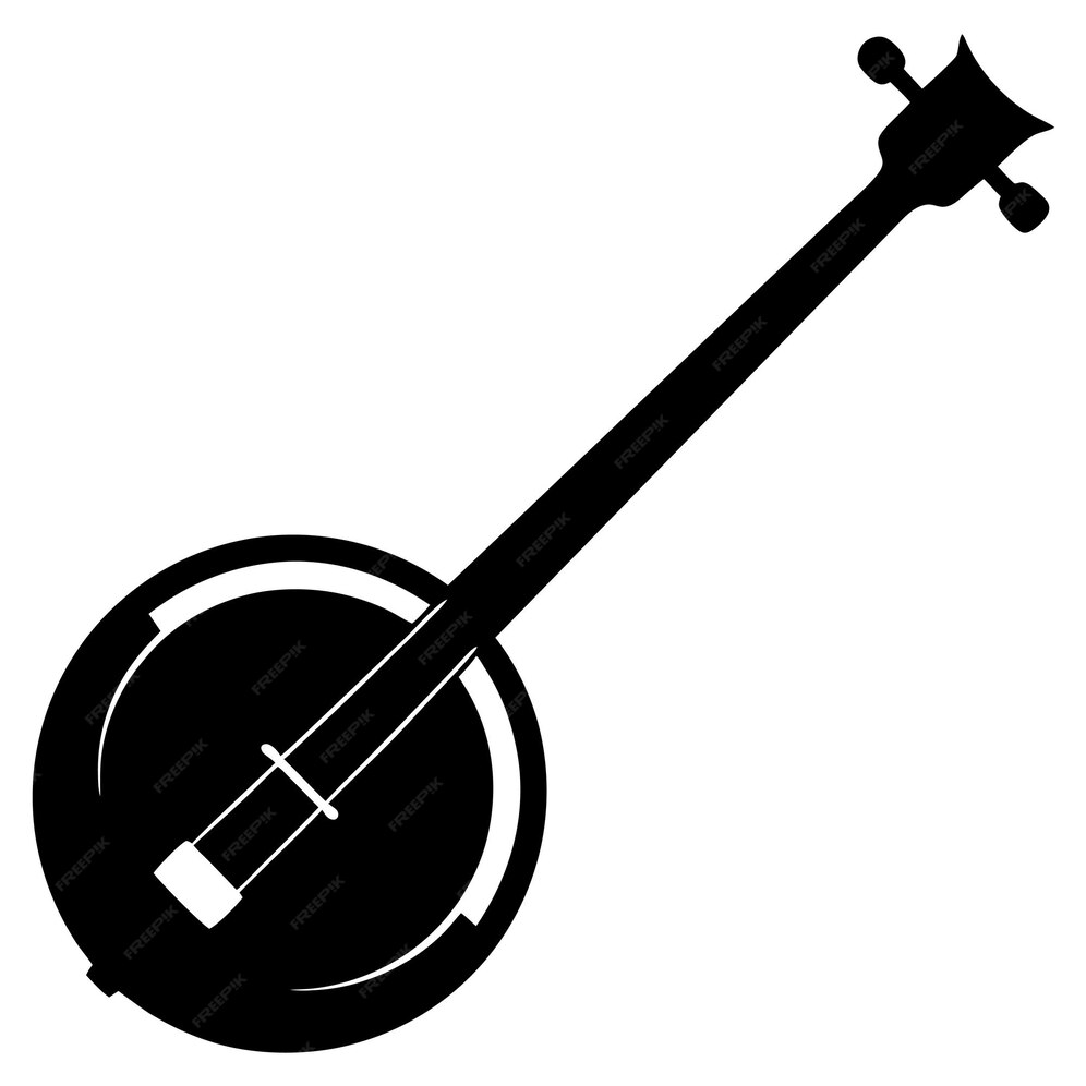 Premium Vector | Banjo Silhouette vector illustration Premium Vector | Banjo Silhouette vector illustration