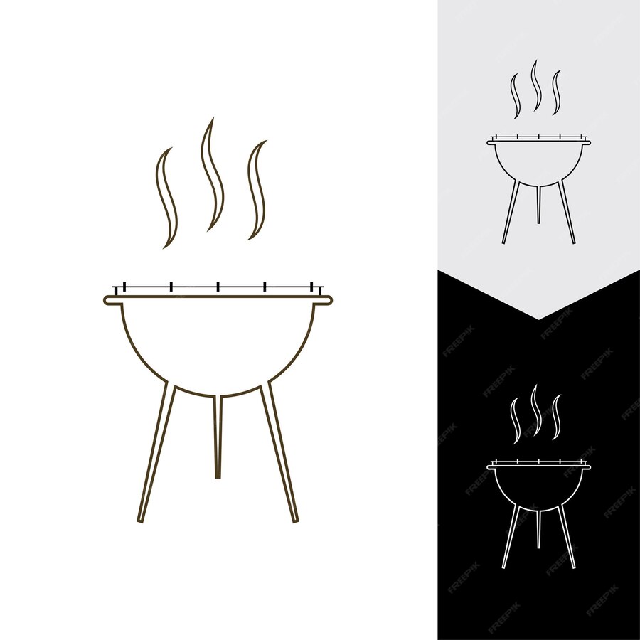Premium Vector Barbecue Icon Vector Illustration