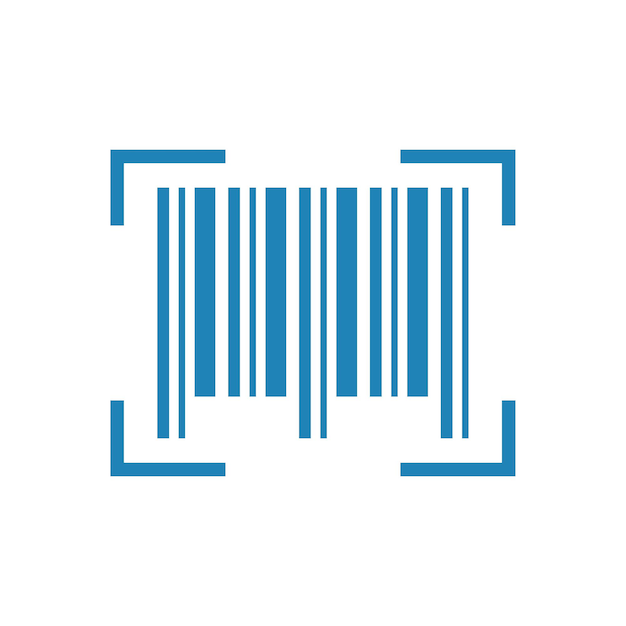 Premium Vector | Barcode icon flat vector illustration Premium Vector | Barcode icon flat vector illustration