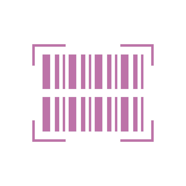 Premium Vector | Barcode icon flat vector illustration Premium Vector | Barcode icon flat vector illustration