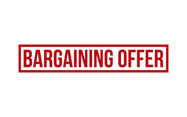 Premium Vector | Bargaining Offer Rubber Stamp Seal Vector Premium Vector | Bargaining Offer Rubber Stamp Seal Vector