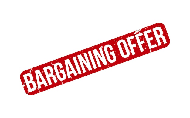 Premium Vector | Bargaining offer rubber stamp seal vector Premium Vector | Bargaining offer rubber stamp seal vector